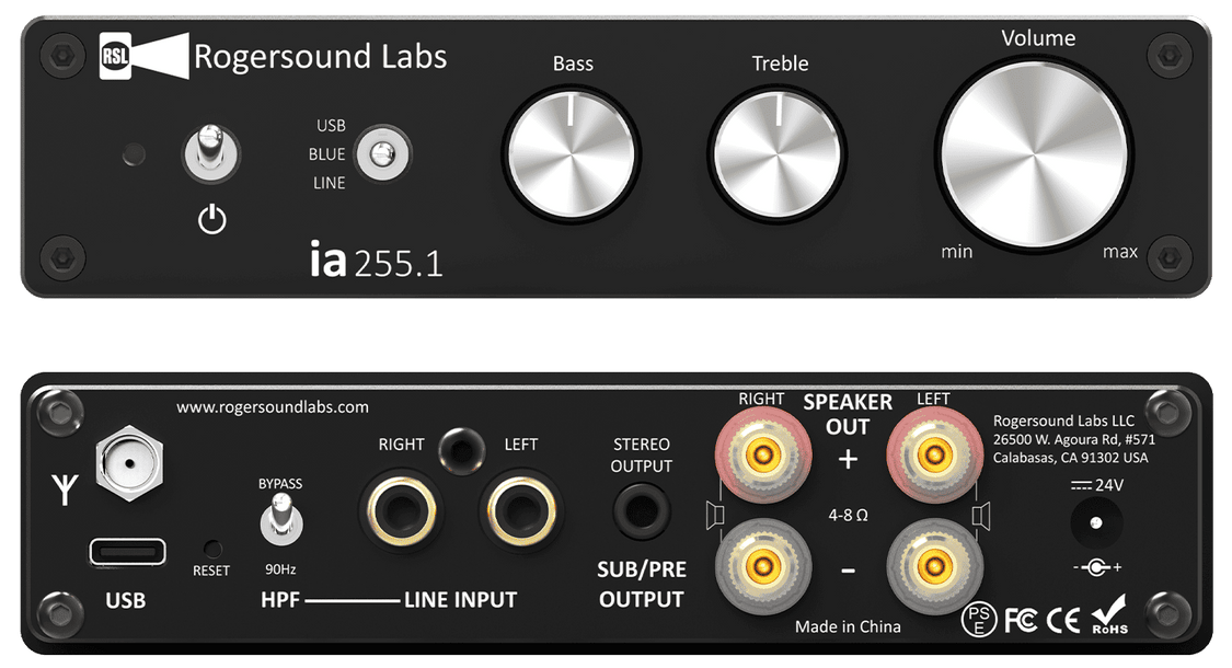 iA255.1 Ultra-Compact Integrated Amplifier – Rogersound Labs